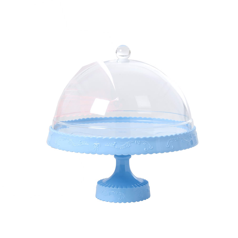 Boleira Rice Com Cúpula Azul Claro