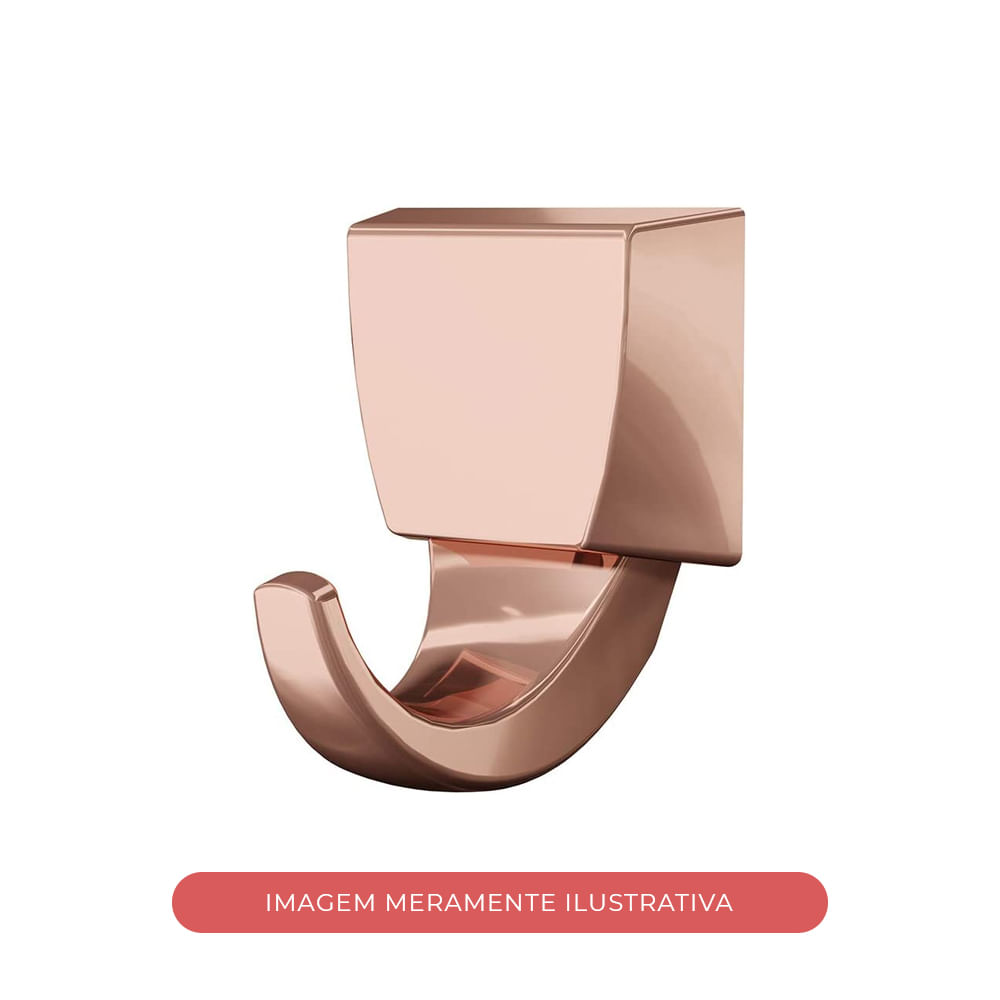 Kit Torneira com Acessórios para Banheiro Rose Gold 2004 F71 Lorenzetti